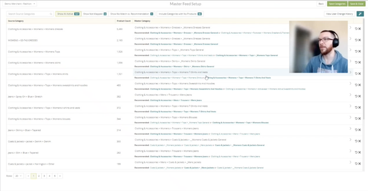 Intelligent Reach Product Category Mapping video